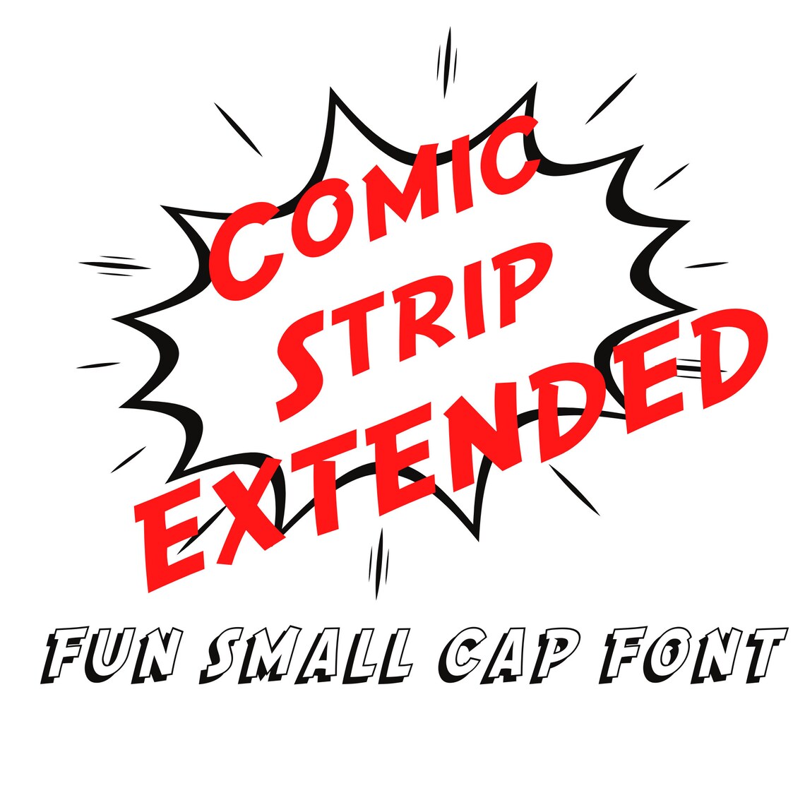 Comic Strip Font Bundle TTF Procreate Font Cricut Font - Etsy
