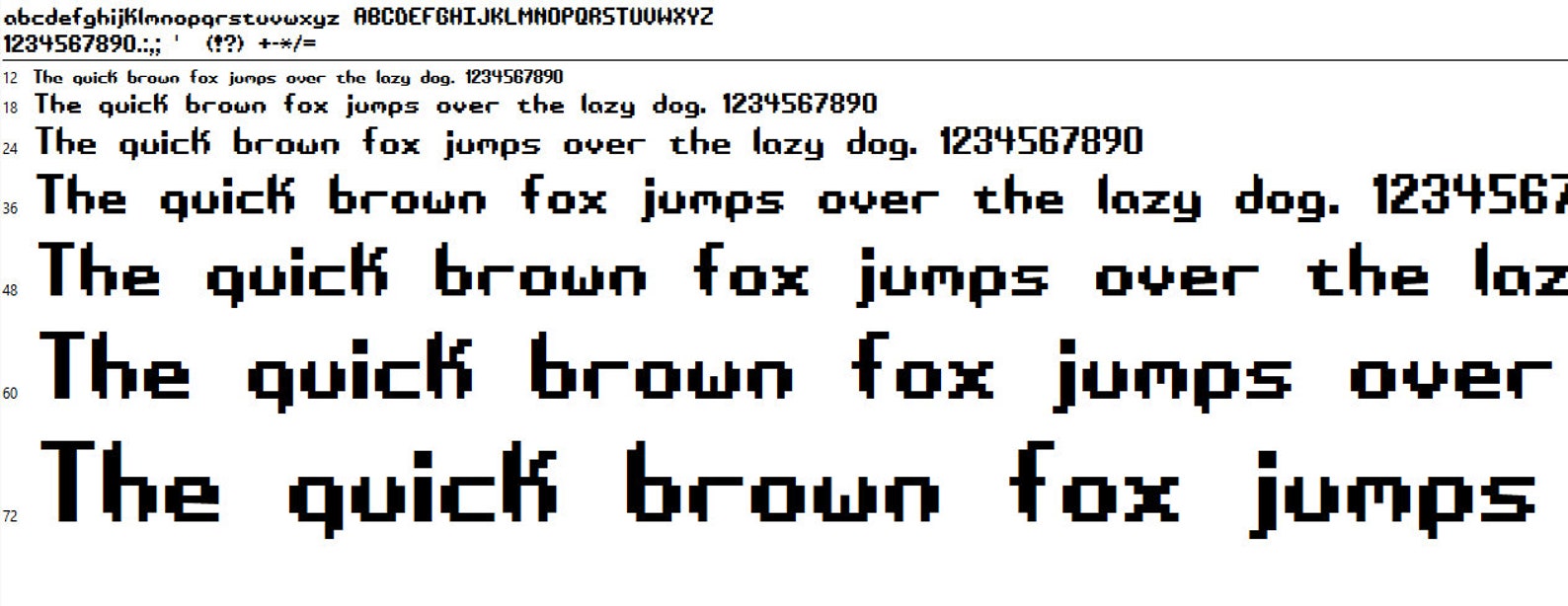 Minecraft Style Font Pixelated TTF Game True Type Font Procreate ...