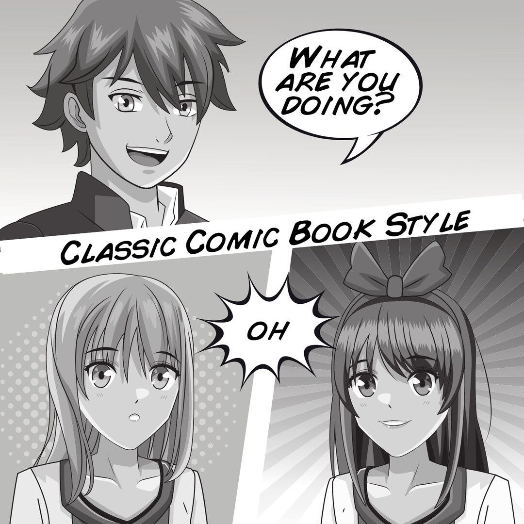 Comic Book Font | True Type Font (TTF) for Graphic Novels, Manga ...