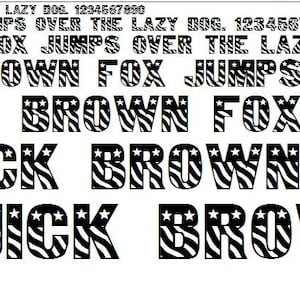 American Flag Font Patriot TTF Stars and Stripes in Block Letters True ...