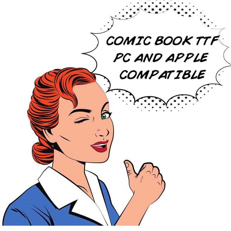 Comic Book Manga Handwriting Font True Type Font (TTF) | Handwritten ...