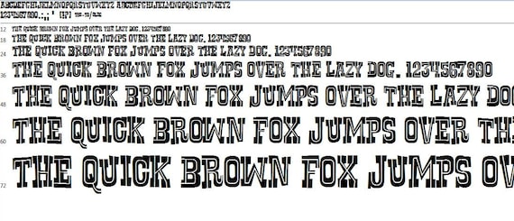 Fancy Western Font