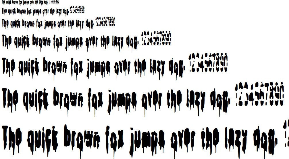 Drippy Font Generator