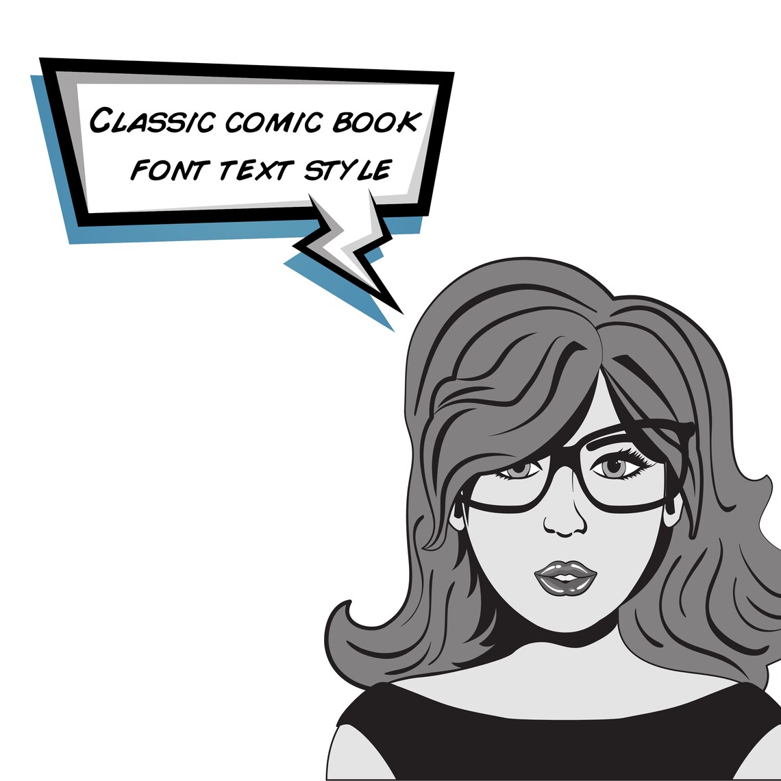 Comic Book Manga Handwriting Font True Type Font (TTF) | Handwritten ...