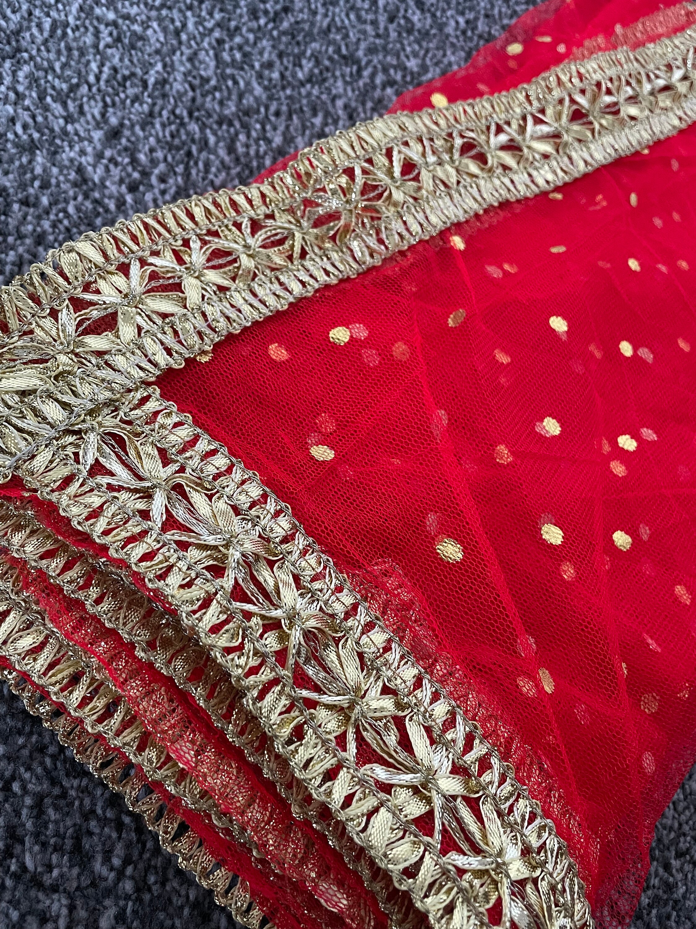 Red Nikkah Dupatta,nikkah Mubarak, Bridal Dupatta, Dulhan, Shaadi ...