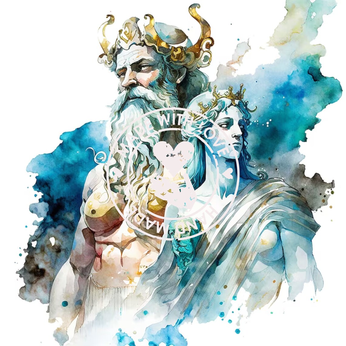 Greek Mythology PNG Clipart: Gods & Goddesses, Sublimation Design - Etsy