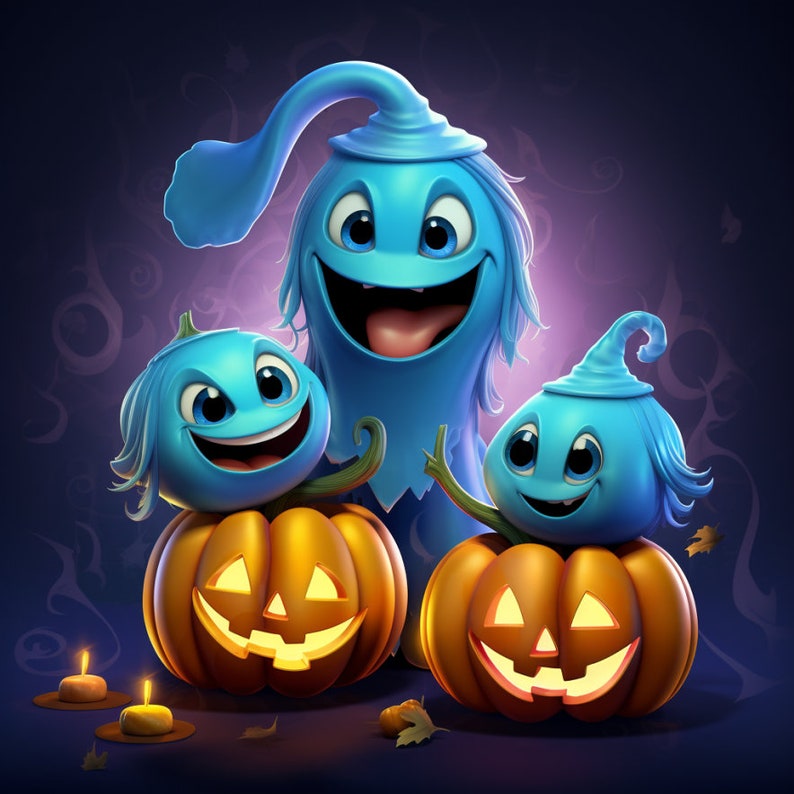 Spooktacular Bluey Halloween Digital Printables | Instant Download - Etsy