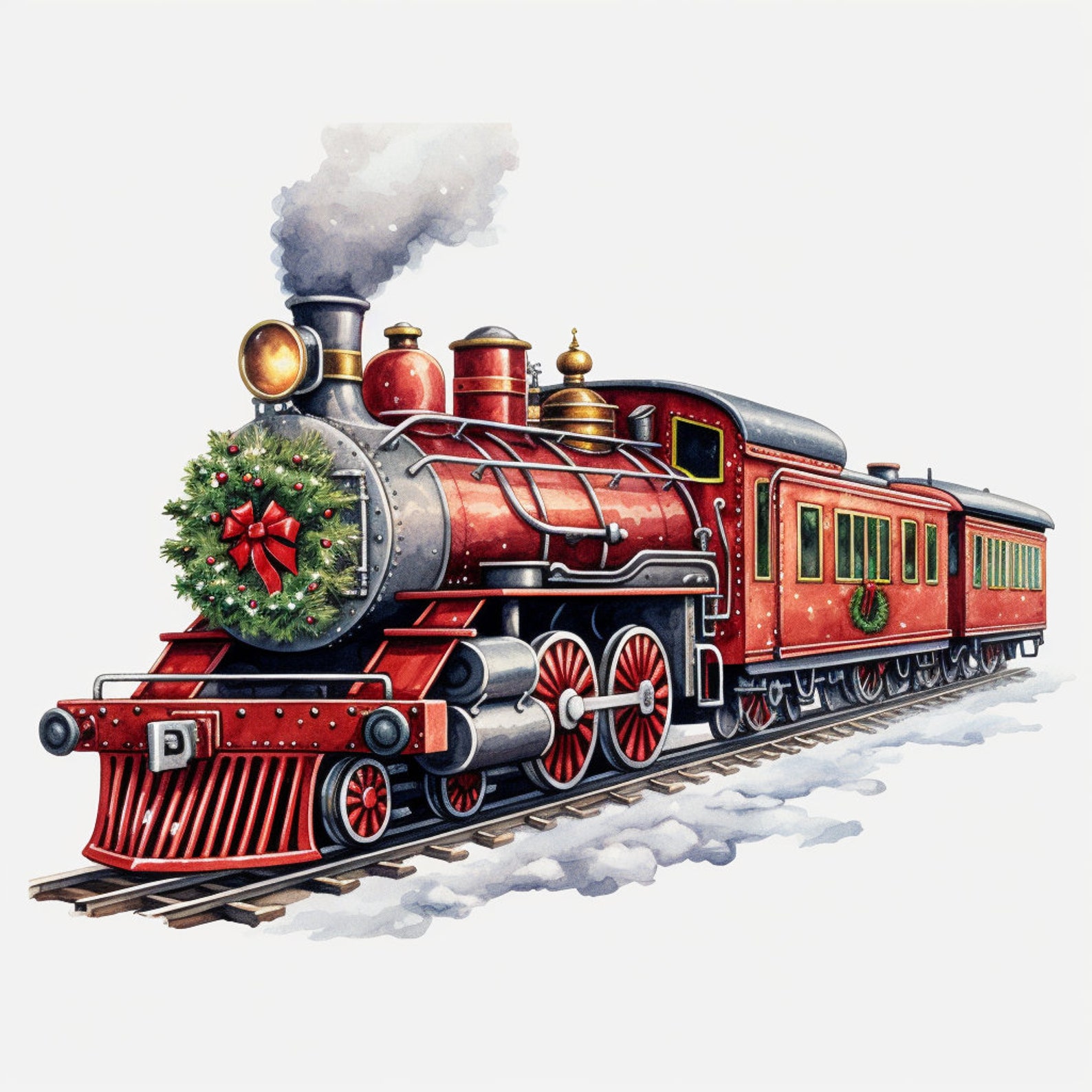 Enchanting Christmas Train I Train Christmas Ornament - Etsy