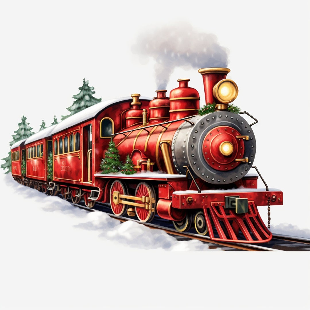 Enchanting Christmas Train I Train Christmas Ornament - Etsy
