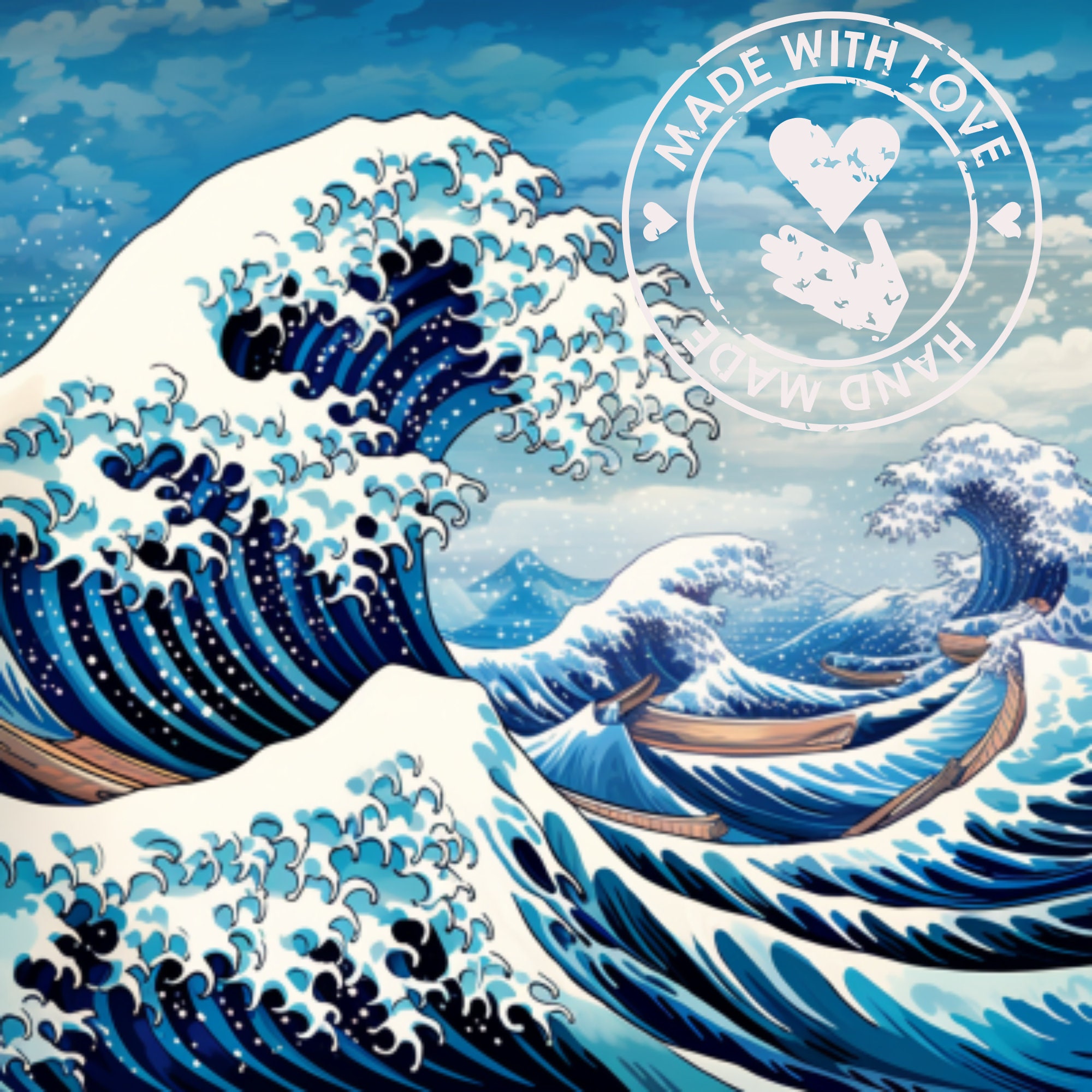 Artfull Great Wave off Kanagawa, Great Wave off Kanagawa Art , High 8k ...