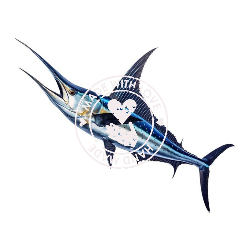 Blue Marlin PNG, PNG, Watercolor Fishing, Fish Sublimation, Fish Png ...
