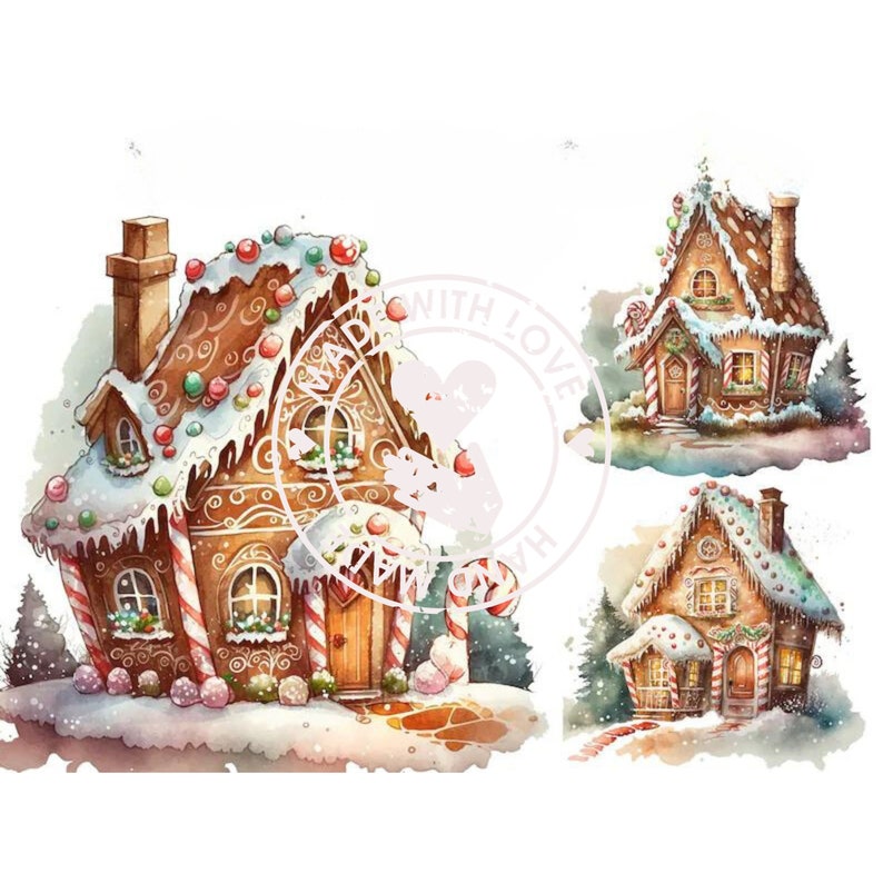 Gingerbread PNG, Christmas Clipart, Winter Clipart, Holiday Clipart ...
