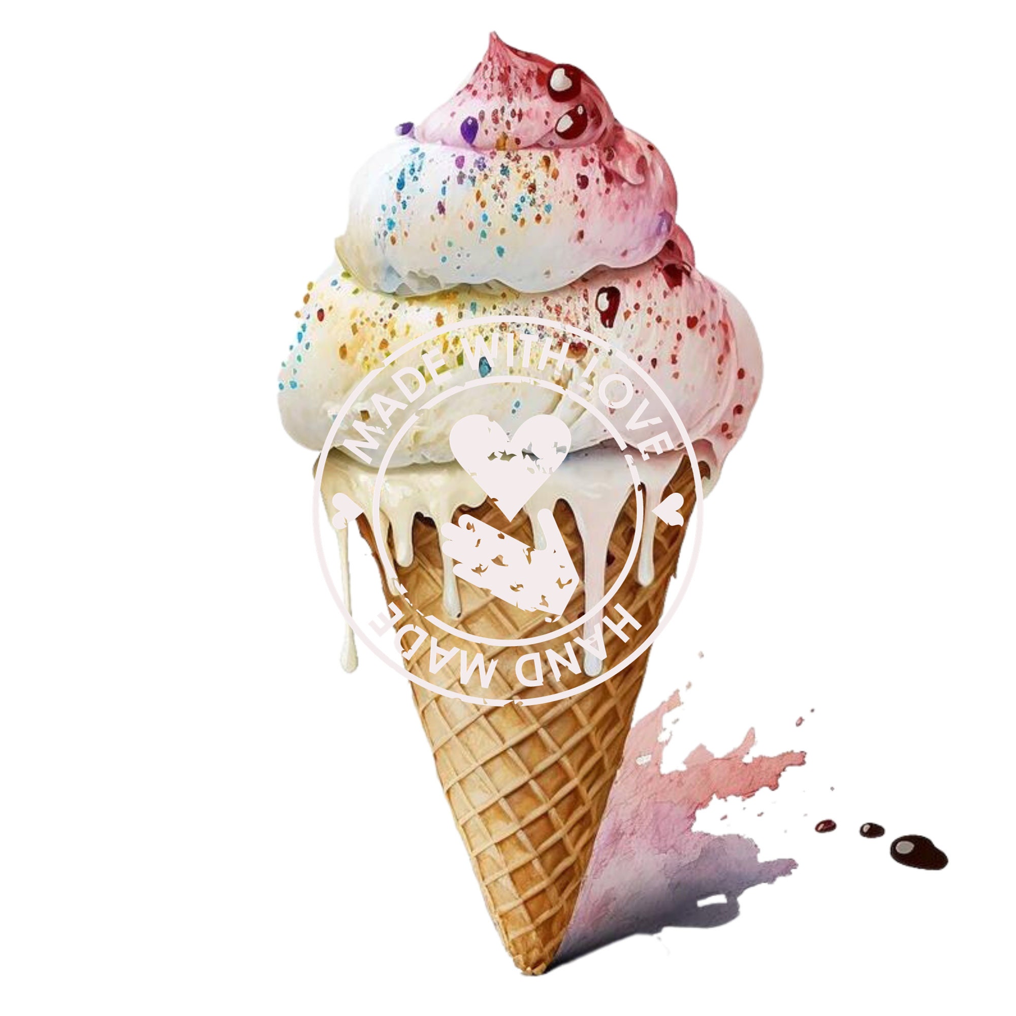 Ice Cream Clipart, Summer Clipart, Jpgs, Commercial Use, Digital ...