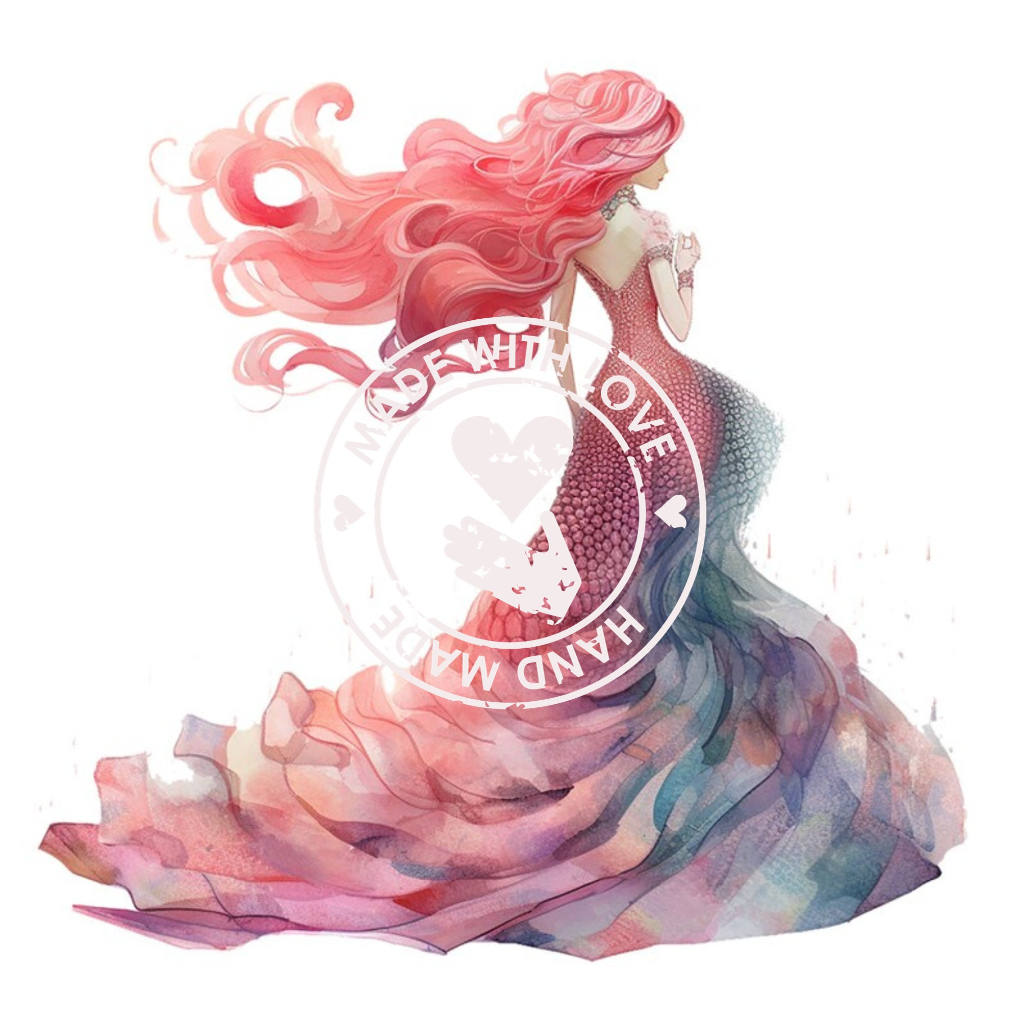 Mermaids Watercolor Clipart, Mermaid Png, Mermaid Clipart ,mermaid ...
