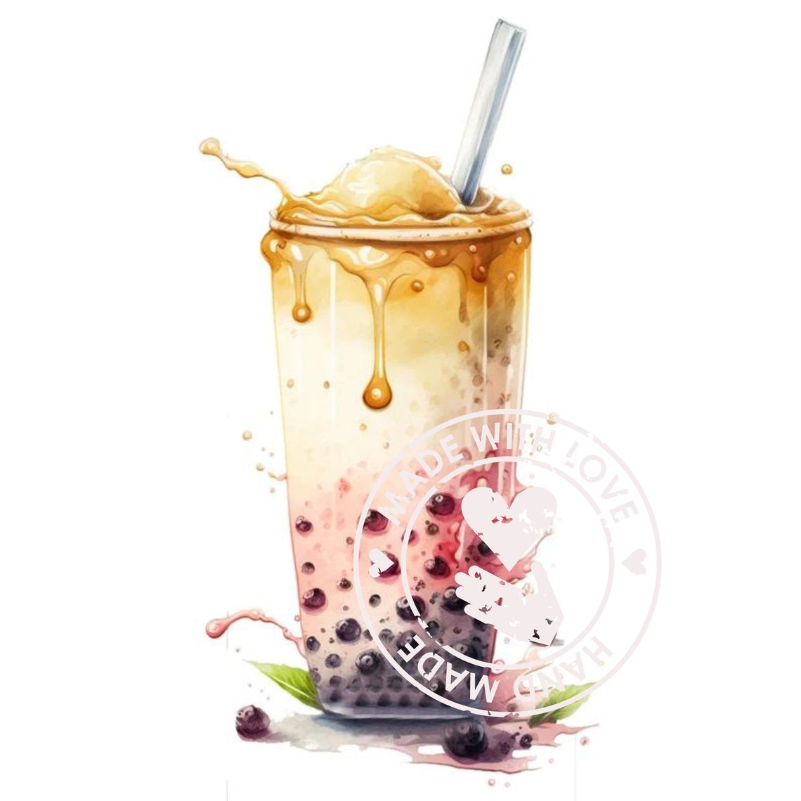Boba Tea Clipart, Jpgs, Boba Tea Drink, Bubble Tea Clipart, Drink ...