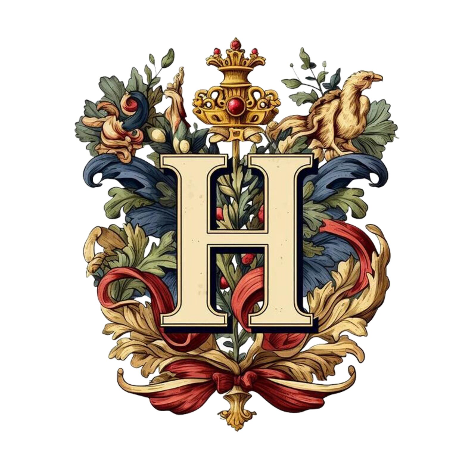 Letter H Crown Clipart ,PNG, Alphabet Initials ,clipart ,alphabet ...