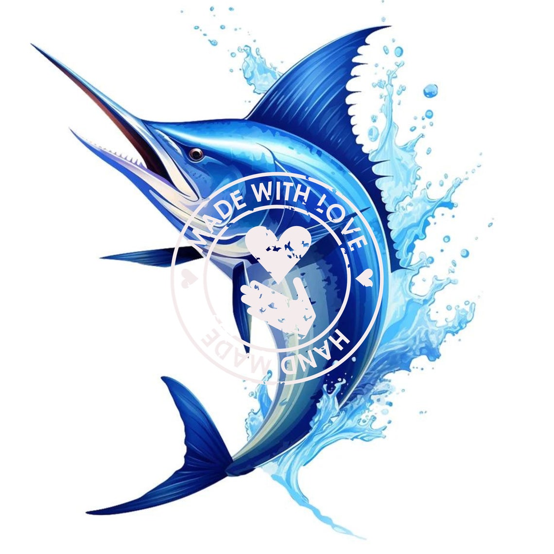 Blue Marlin PNG, PNG, Watercolor Fishing, Fish Sublimation, Fish Png ...
