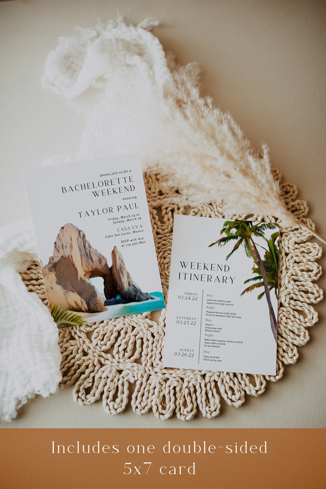 PAOLA Cabo Bachelorette Party Invitation Cabo Bachelorette - Etsy