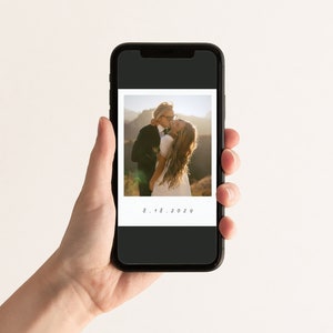 ANNA Instant Photo Thank You Card | Wedding Thank You Card | Instant ...