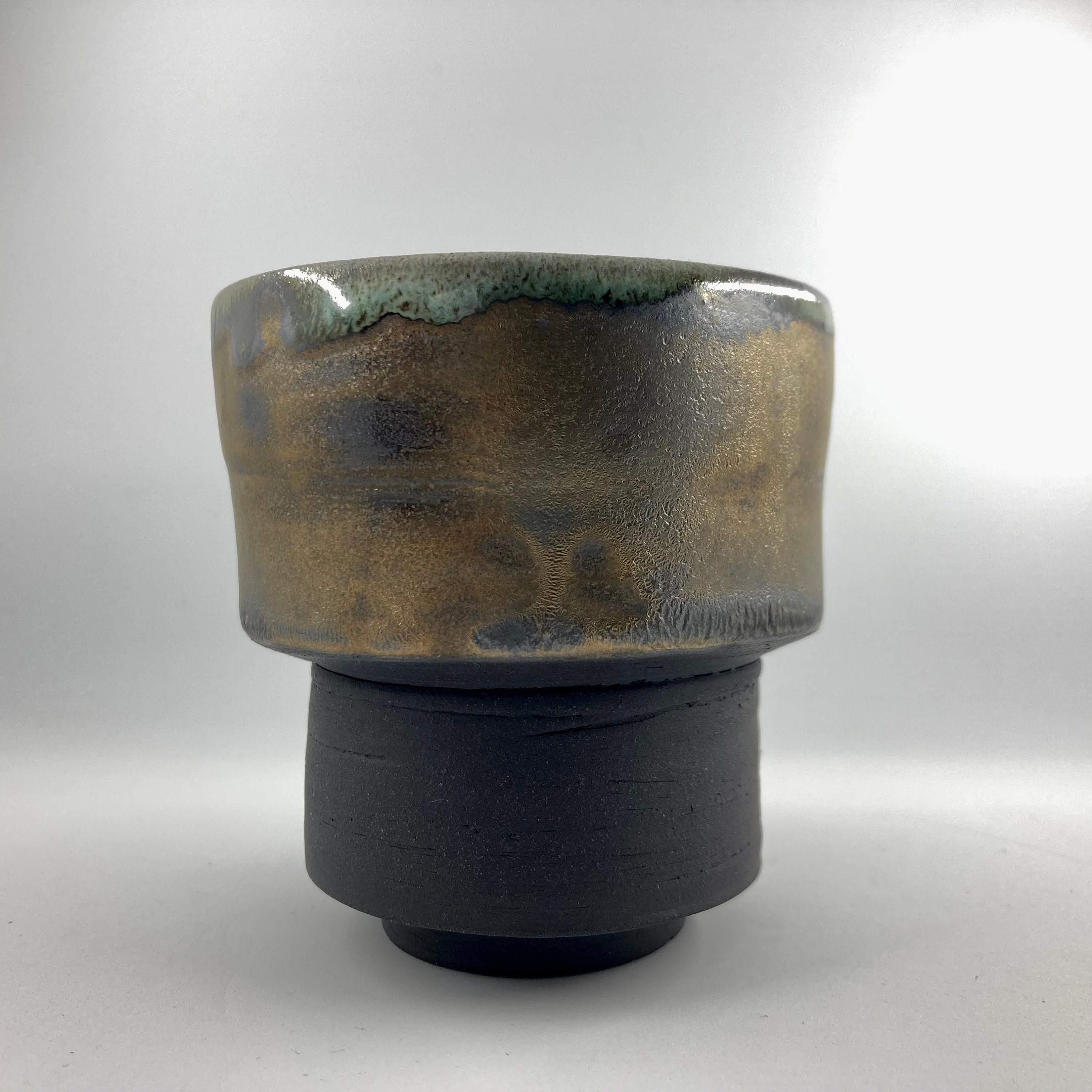 Black and Bronce Cup - Etsy
