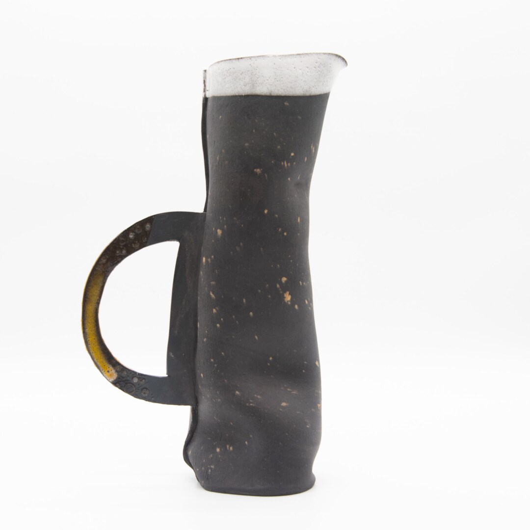 Black and White Pitcher - Etsy