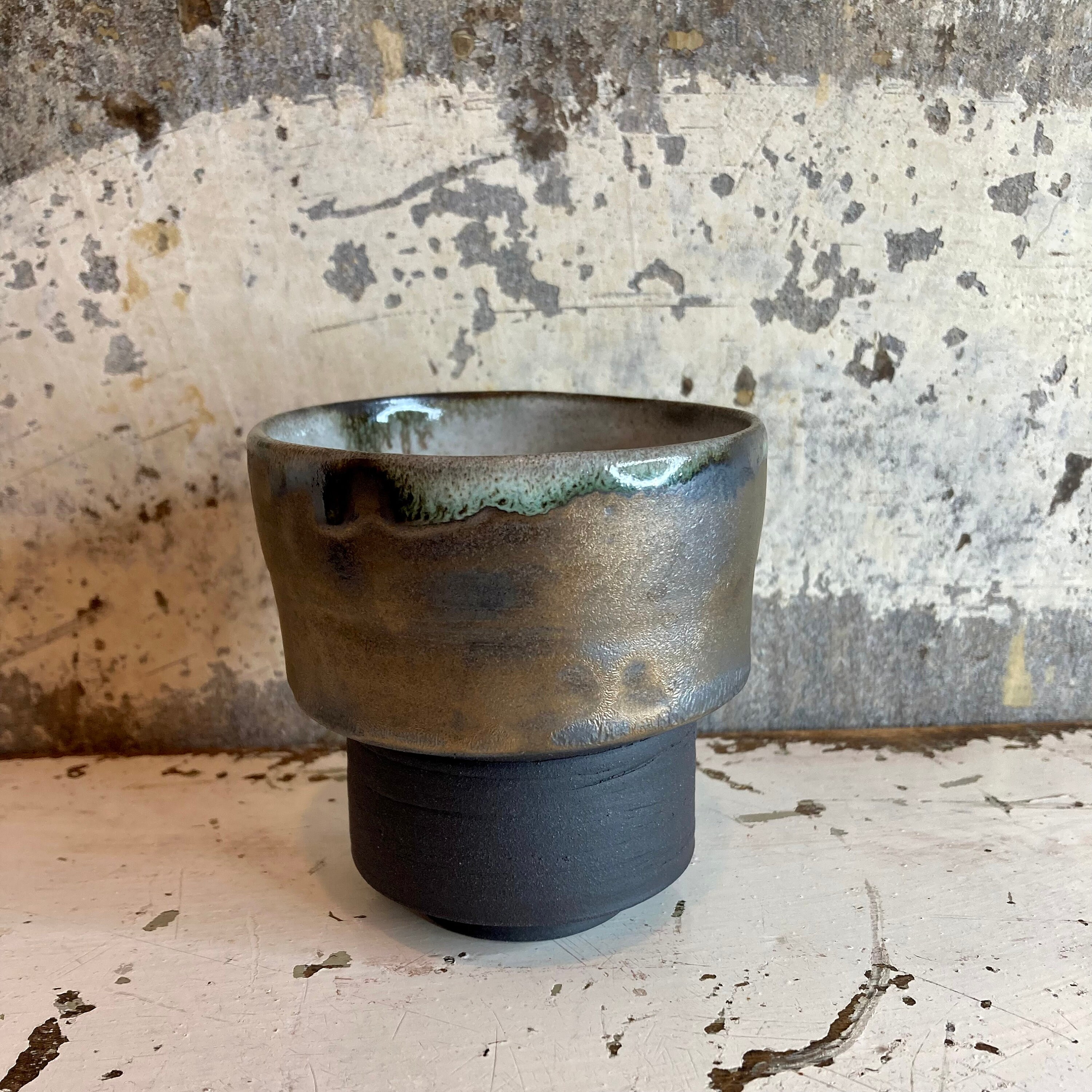Black and Bronce Cup - Etsy