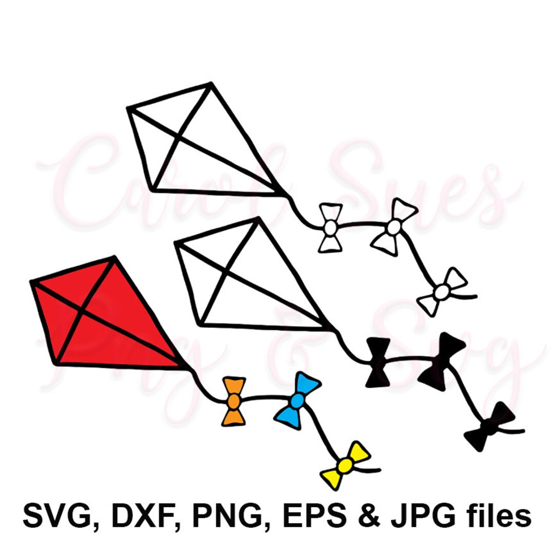 Kite Svg Files for Cricut Bundle, Summer Svg Files, Spring and Summer ...