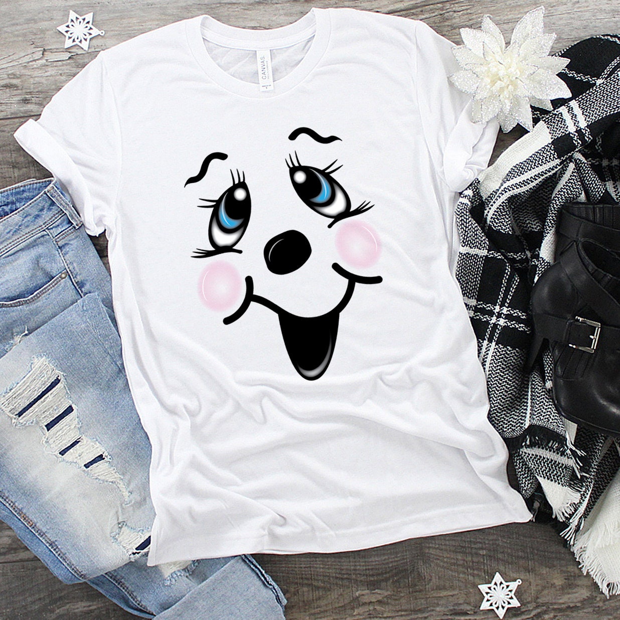 Snowman Face Png File Sublimation Designs Digital Downloads - Etsy