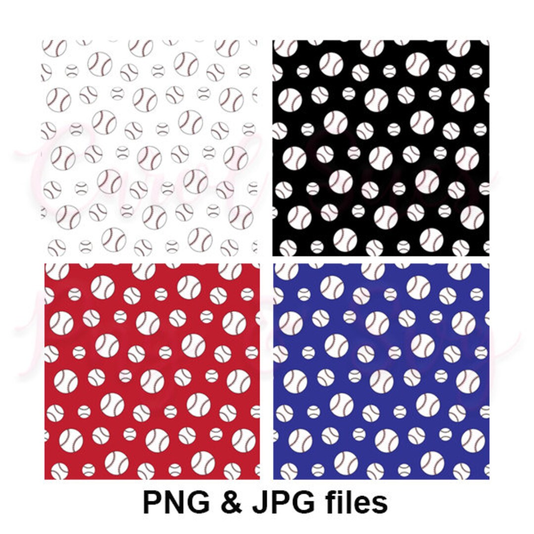 Baseball Digital Paper Background Png Files for Sublimation Designs ...