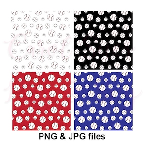 Baseball Digital Paper Background Png Files for Sublimation Designs ...