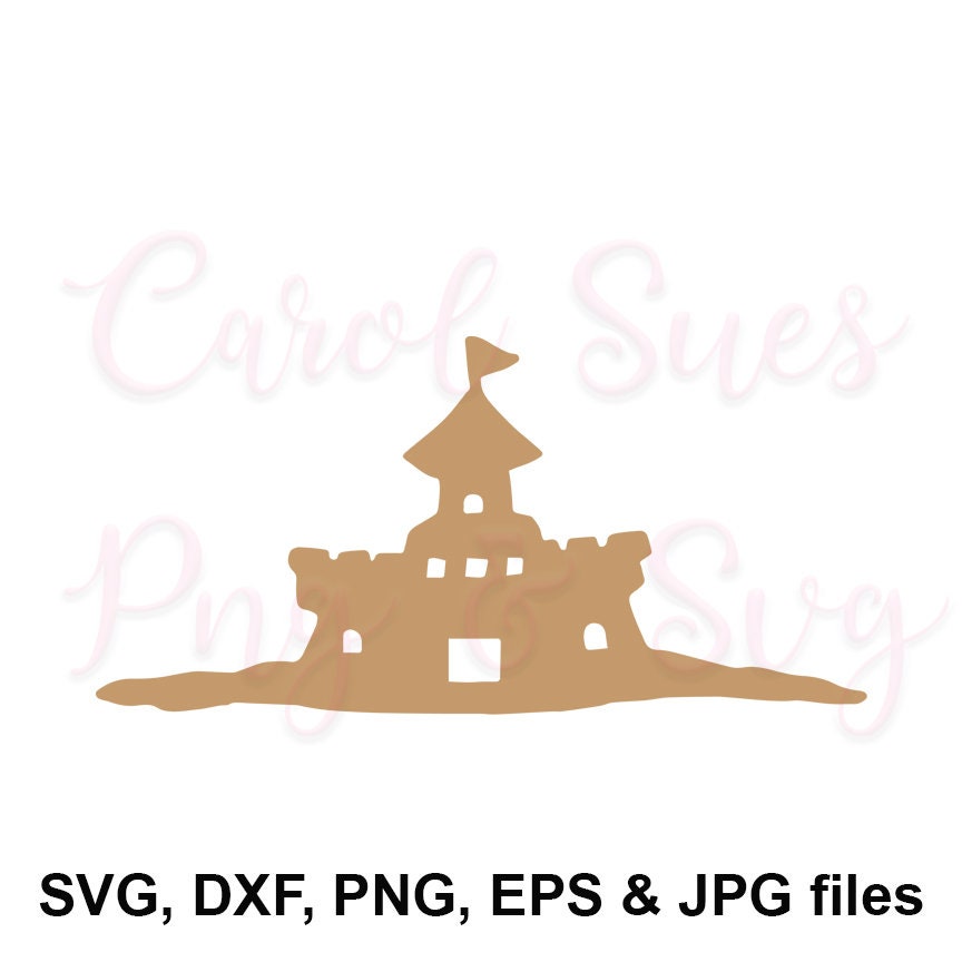 Beach Svg Files for Cricut Sand Castle Svg Summer Svg - Etsy