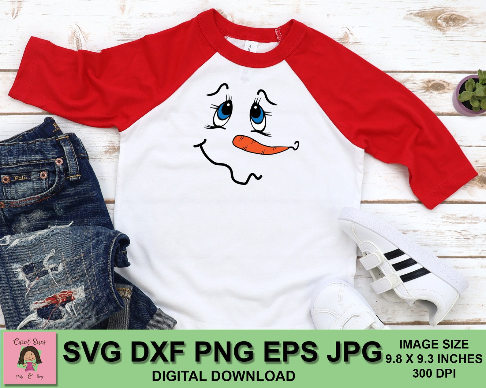 Snowman Face Svg Files for Shirts, for Tumblers, for Mugs, for Cricut ...