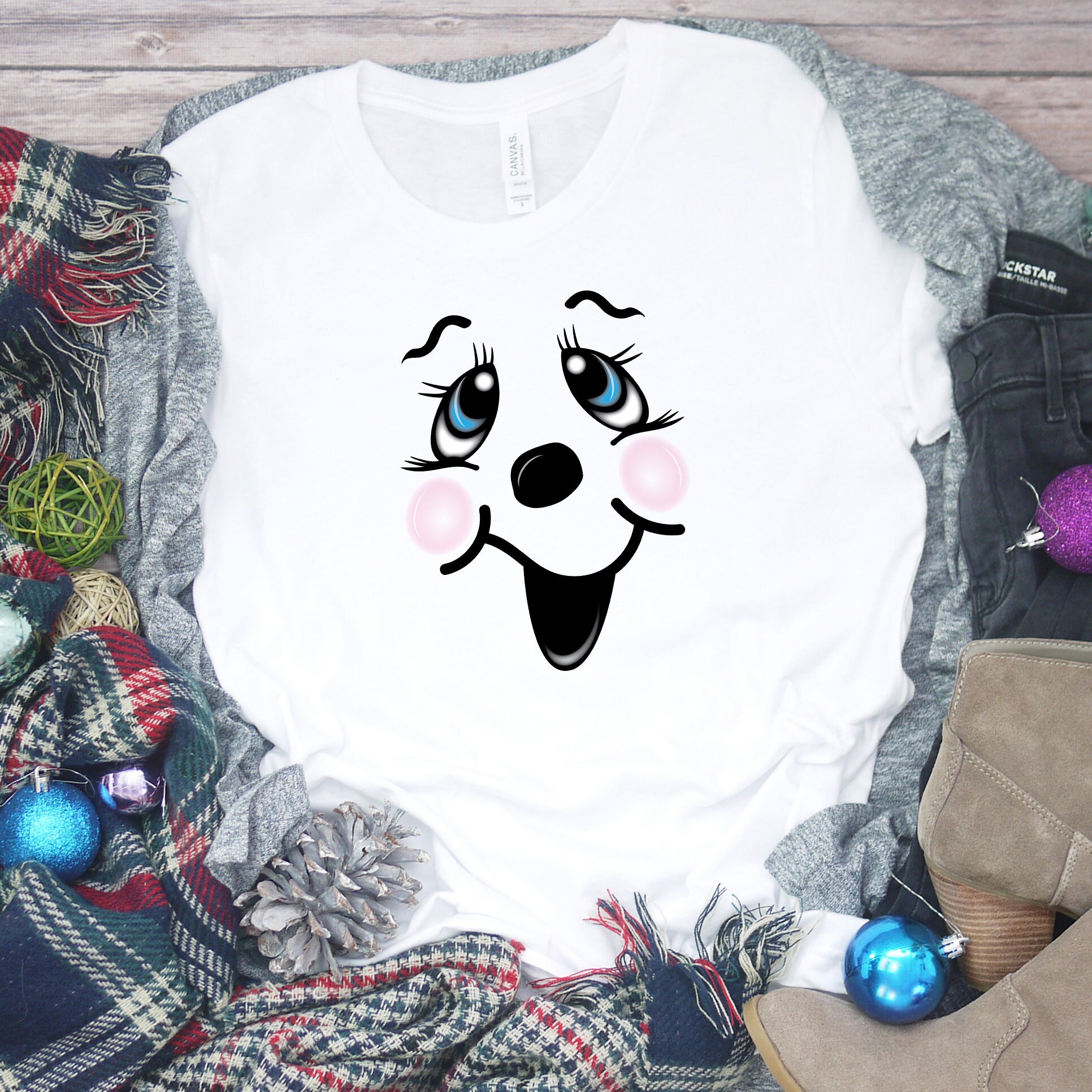 Snowman Face Png File Sublimation Designs Digital Downloads - Etsy
