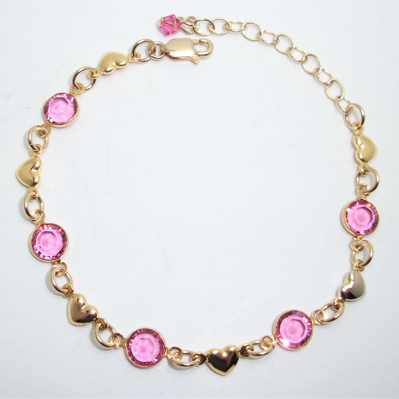 Pink Bracelet - Etsy