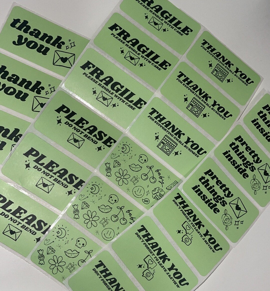 Small Business Labels Retro Pack - Etsy