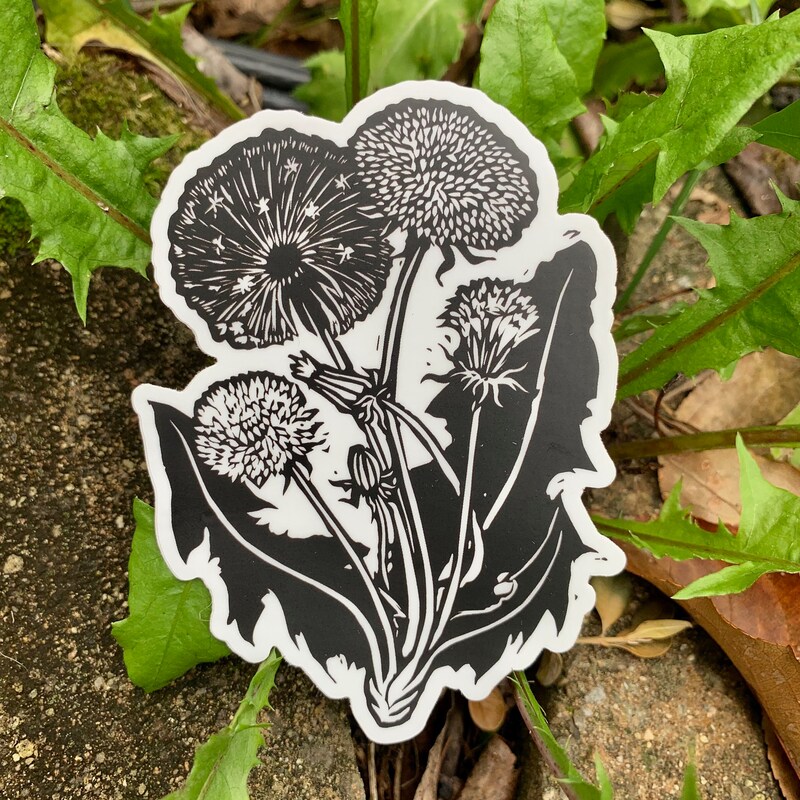 Dandelion Stickers - Etsy
