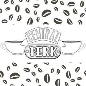 Friends Printable Coloring Pages INSTANT DOWNLOAD Coloring Book Friends ...