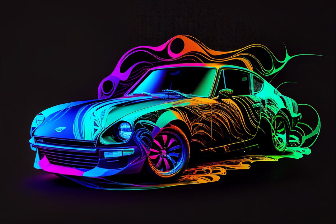 Wall Art, Car Lover, Datsun 240z Frame TV, Printable, PC Desktop - Etsy