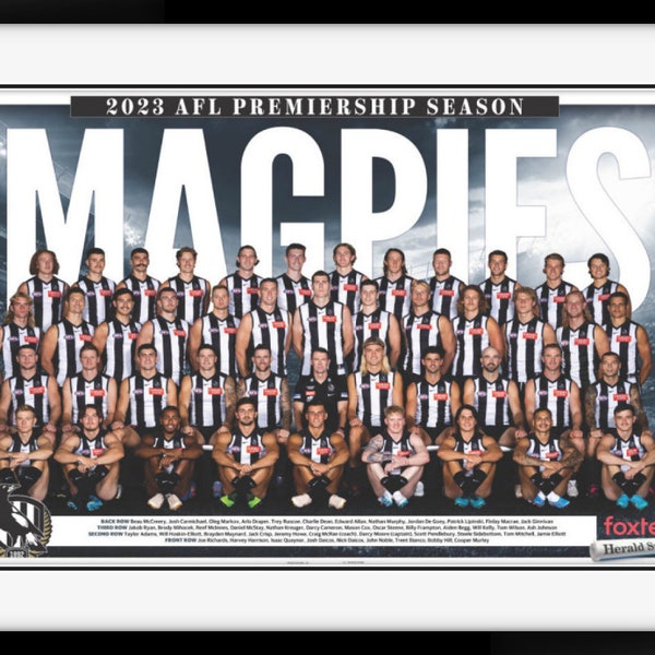 Collingwood Team - Etsy