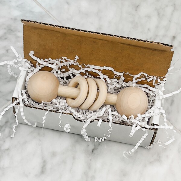Wooden Rattle - Etsy