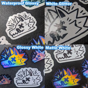 Made-to-order Sticker 0047: Bloodmoon Goat - Etsy