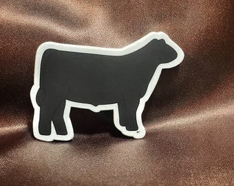 Show Steer-jackpot Steer-vinyl Decal-name Decal-personalized Decal ...