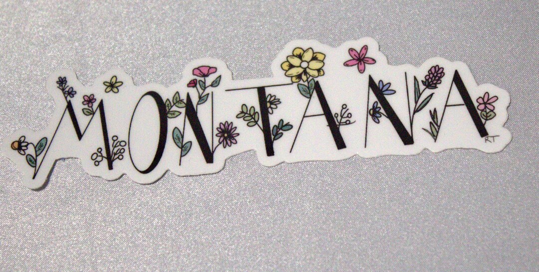 Montana Vinyl Sticker - Etsy