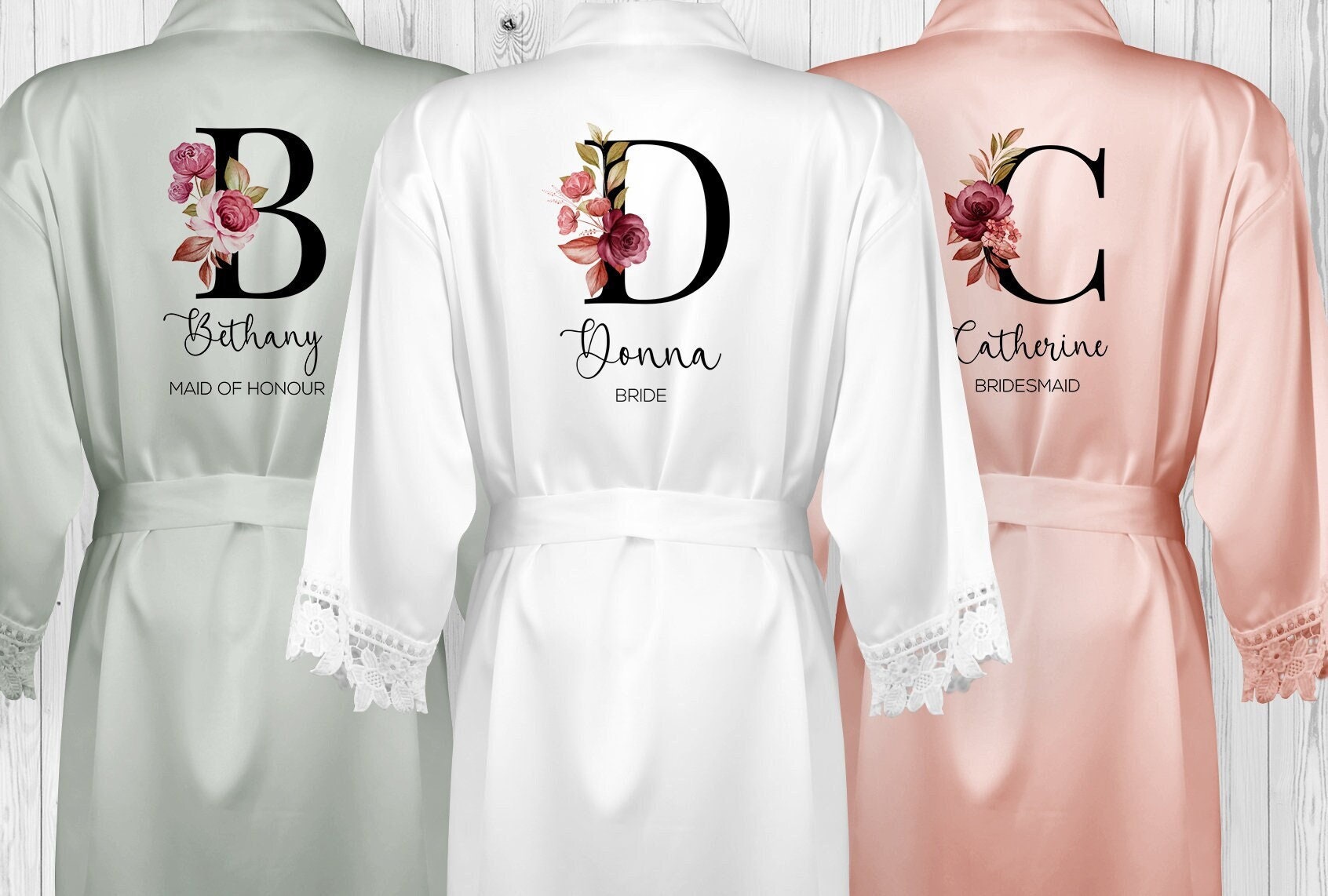 FAST DISPATCH Bridesmaid Robes Bridal Party Gifts | Etsy