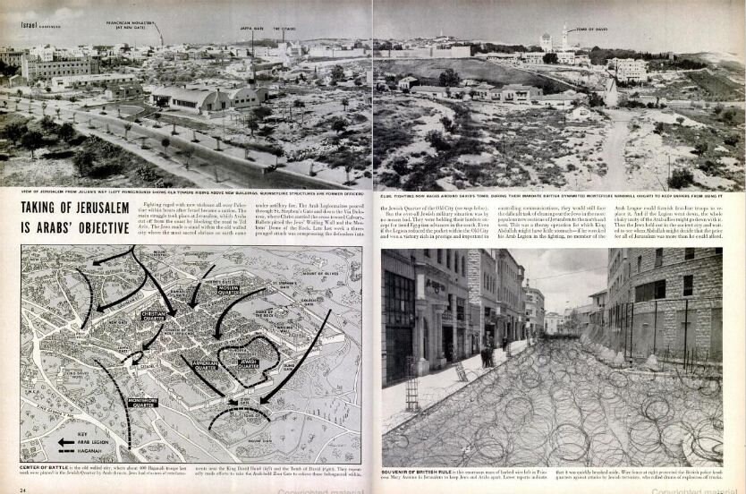 Vintage May 1948 LIFE Magazine W/coverage of David Ben Gurion Declaring ...