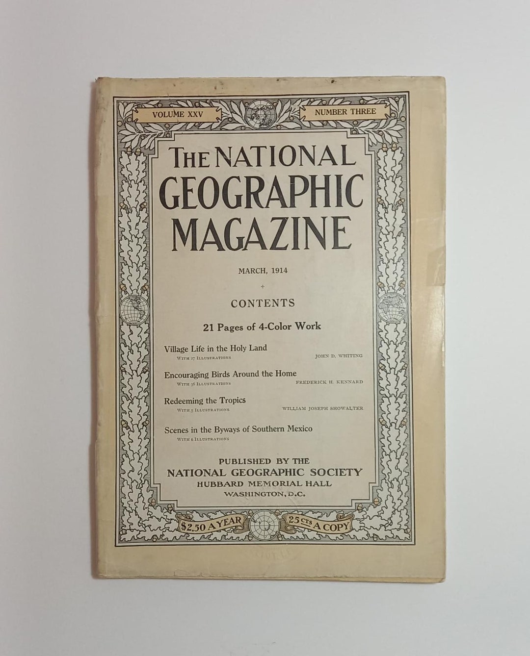 Original 1914 National Geographic Magazine | March 1914 | Village Life ...
