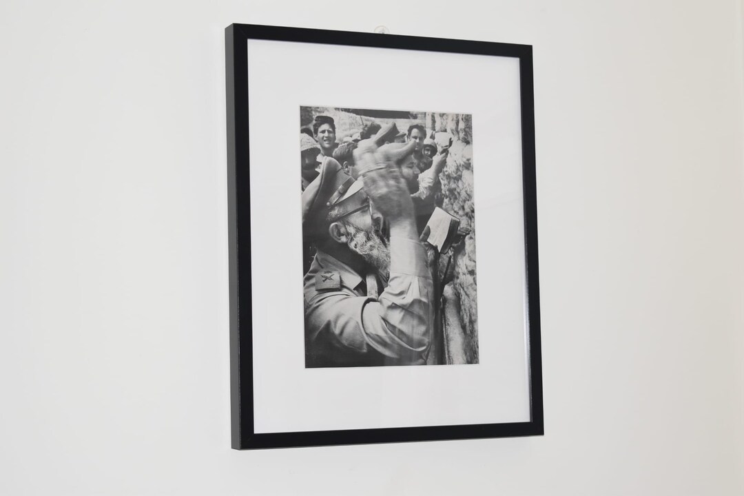 1967 Framed Original Historic LIFE Magazine Page | IDF Chief Rabbi ...