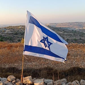 Flags Over Israel - Large Israeli-made Flown Flag (100x150cm | 39.3"x59 ...