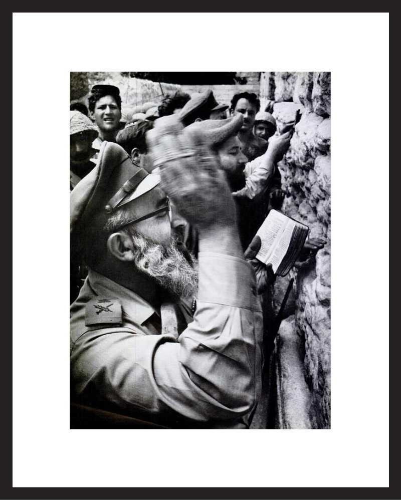 1967 Framed Original Historic LIFE Magazine Page | IDF Chief Rabbi ...