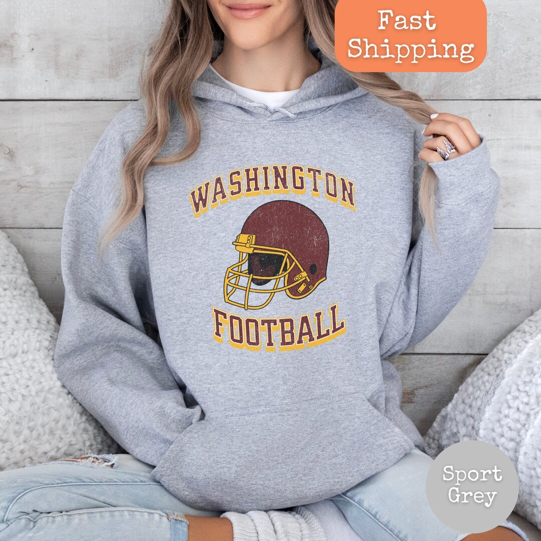 Washington Football Vintage Helmet Graphic Tee, Distressed Sports Fan T ...